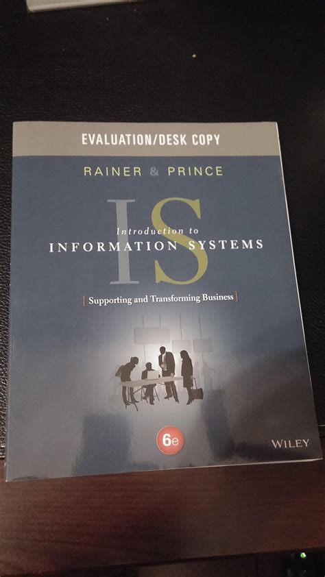 Buy Introduction To Information Systems Supporting And Transforming