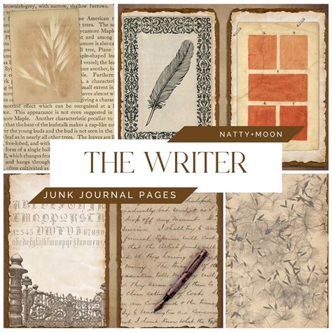 Junk Journal The Writer Pages Writing Junk Journal Pages Library