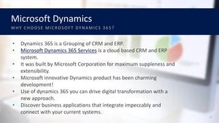 Microsoft Dynamics 365 Tutorial Of Content And Modules PDF Computer Software And