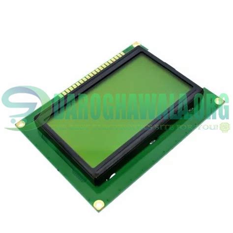 green color 128x64 graphical lcd display green in pakistan