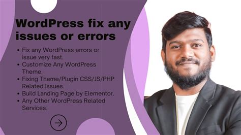 Fix Wordpress Issues Errors And Bugs Maintenance Service By