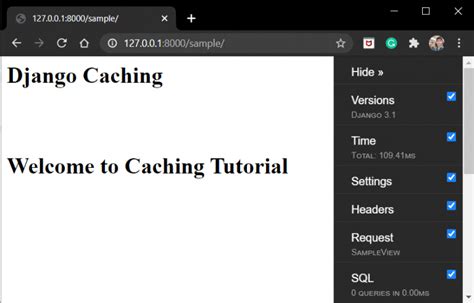 Django Debugging Add A Debug Bar To Your Django Webpage Askpython