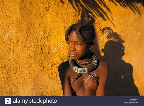 Himba Tribe In Namibia Stock Photo Alamy