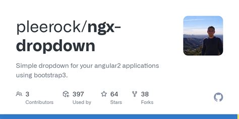 Github Pleerockngx Dropdown Simple Dropdown For Your Angular2