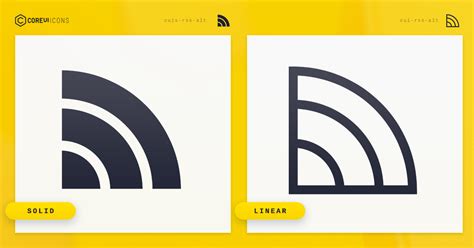 Rss Alt Icon · Linear · Coreui Icons · Svg Javascript Typescript