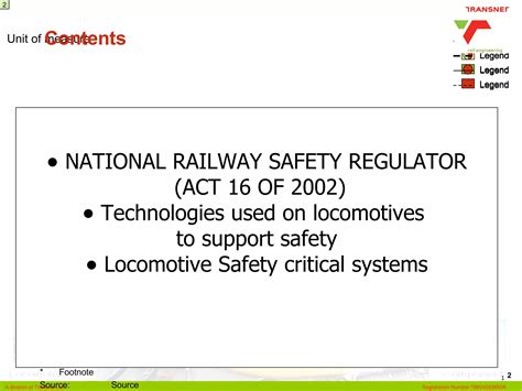 Locomotive Safety Critical Systems And Railway Safety Regulator Ppt