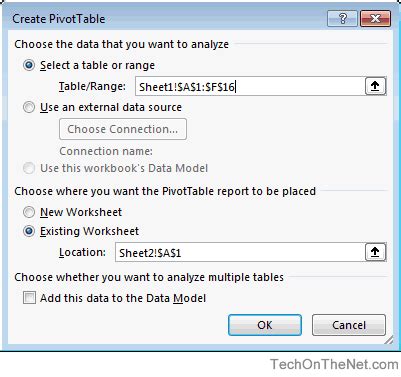 MS Excel 2016 How To Create A Pivot Table