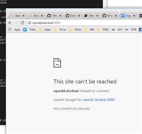 Error Response From Daemon Driver Failed Programming External Connectivity On Endpoint Docksal