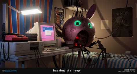 Hacking the Loop UE scene based on art by Simon Stålenhag WIP polycount
