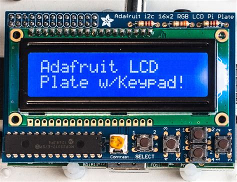 Adafruit 16x2 Lcd And Keypad Kit For Raspberry Pi — Pi Supply