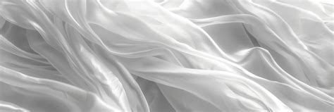 Premium Photo Flowing White Fabric Texture Background Abstract Silky