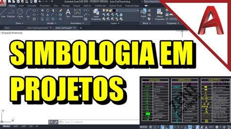Simbologia Em Projetos No Autocad Youtube