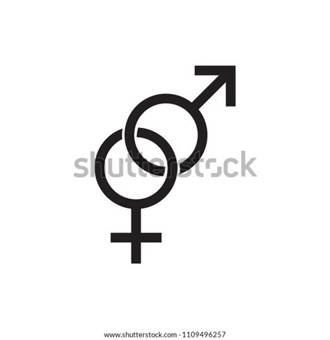 Sex Symbols Gender Signage Unisex Icon Stock Vector Royalty Free 1109496257 Shutterstock