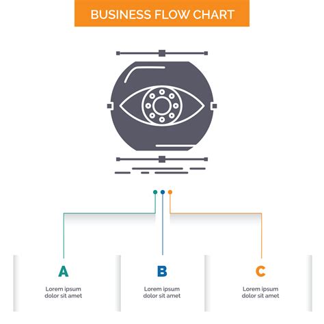 Visualize Conception Monitoring Monitoring Vision Business Flow Chart Design With 3 Steps