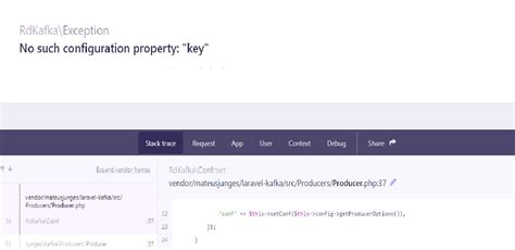 QUESTION Exception No Such Configuration Property Key Issue 49