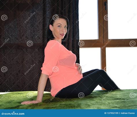 Lovely Pregnant Woman Stock Image Image Of Mature Happy 137952199