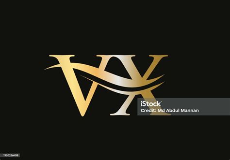 비즈니스 및 회사 Id를 위한 Vx 링크 된 로고 크리에이티브 레터 Vx 로고 벡터 결정체에 대한 스톡 벡터 아트 및 기타 이미지 결정체 결혼 의식 결혼식 하객