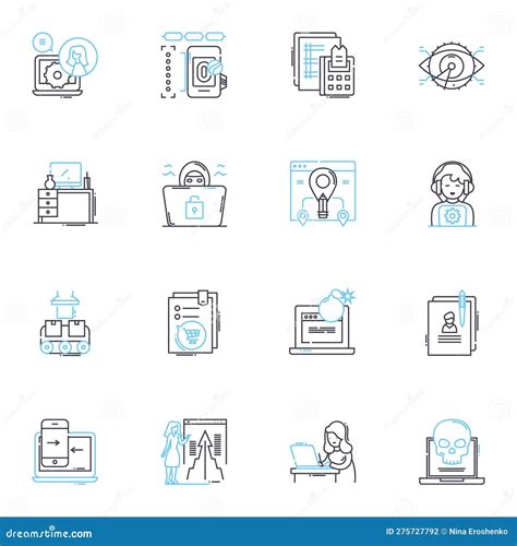 Usability Linear Icons Set Intuitive Efficient Accessible User