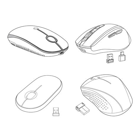 Premium Vector Wireless Bluetooth Optical Computer Mouse Vector Illustration