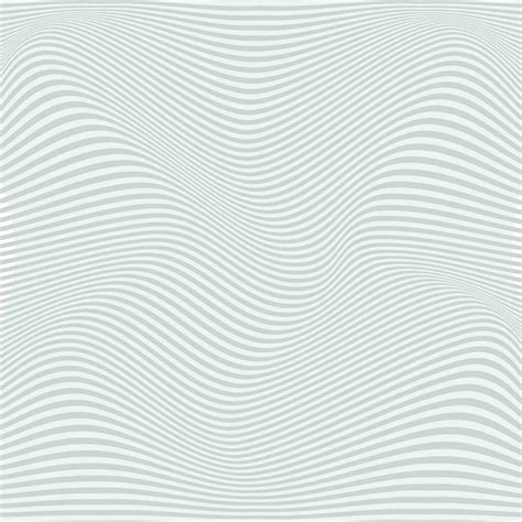 Abstract White Grey Ash Color Horizontal Wavy Distort Line Pattern On White Ash Color Background