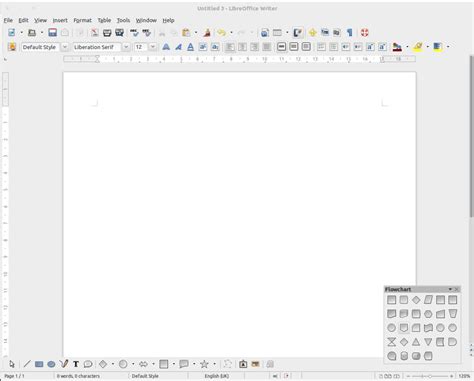 Libreoffice How To Prepare A Flow Chart Using Libre Office Writer Ask Ubuntu