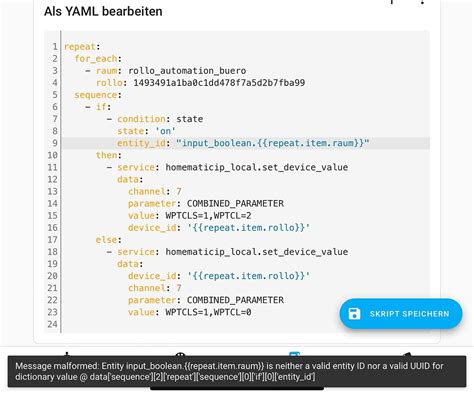 Script Repeat For Each Problem Configuration Home Assistant Community