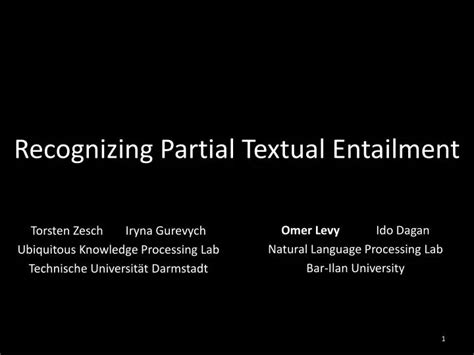 ppt recognizing partial textual entailment powerpoint presentation