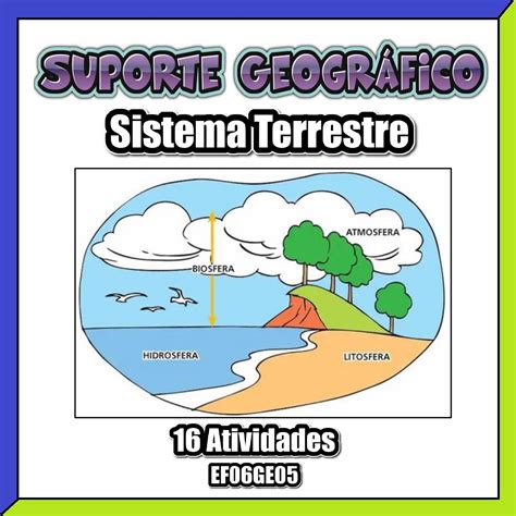 16 Atividades Sobre O Sistema Terrestre Suporte Geográfico Hotmart