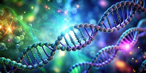 Captivating Visual Of Dna Double Helix A Scientific Illustration