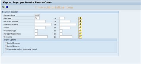 FMFG REASON CODE SAP Tcode Improper Reason Code Report FMFG REASON CODE SAP Tcode Improper Reason Code Report