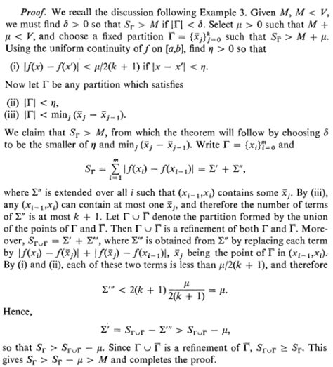 Real Analysis Question About Riemann Integral And Total Variation