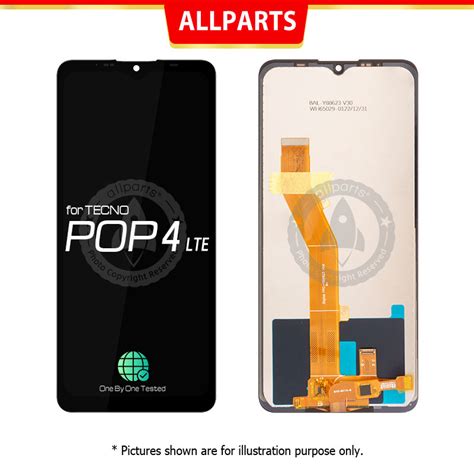 Allparts Display For Tecno Pop Lte Lite Bc S Lcd Touch Screen