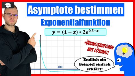 Exponentialfunktion Asymptote Bestimmen Beispiel Erklärt Youtube