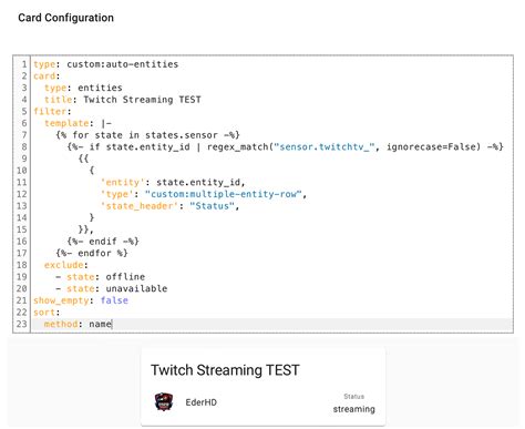 Correct Syntax For Auto Entities Template Including Multiple Entity Row
