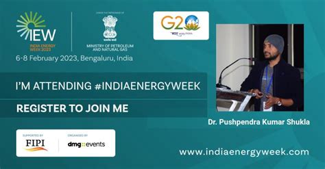 dr pushpendra kumar shukla on linkedin india energy week 2023