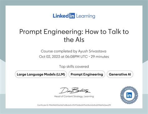 Ayush Srivastava On Linkedin Certificate Of Completion