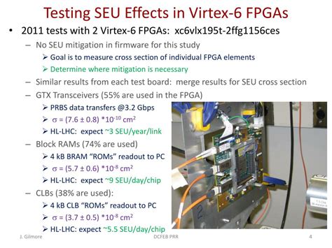 Ppt Seu Mitigation Tests In Xilinx Virtex 6 For New Csc Electronics Powerpoint Presentation