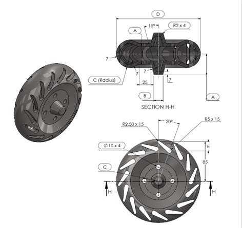 solved create the part shown below unit system mmgs