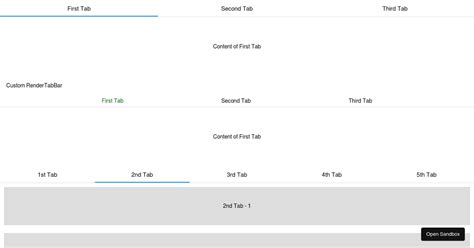 tabs codesandbox