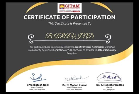 B Aravind On Linkedin Hi Connectors😊 I Have Completed The Workshop