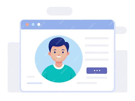 User Profile Interface Elements Illustration For Ui Premium Ai Generated Vector