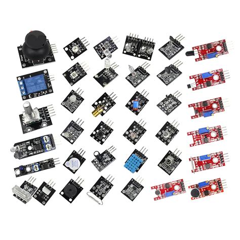 37 In 1 Box Sensor Kit Basic Module Suite For Arduino In Replacement Parts And Accessories From