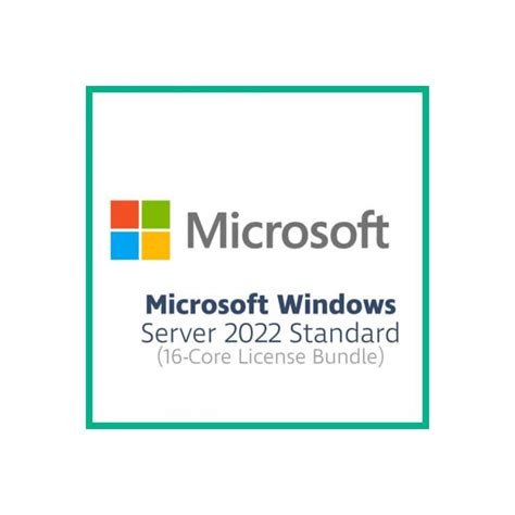 Microsoft Windows Server 2022 Standard 16 Core License Pack Kalıcı Lisans
