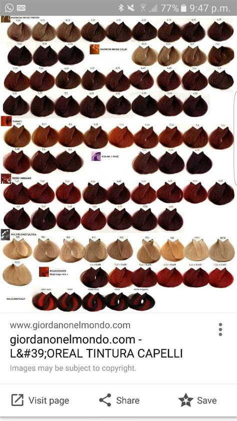 Loreal Majirel Colour Chart Loreal Hair Color Loreal Hair Color Chart Loreal Hair