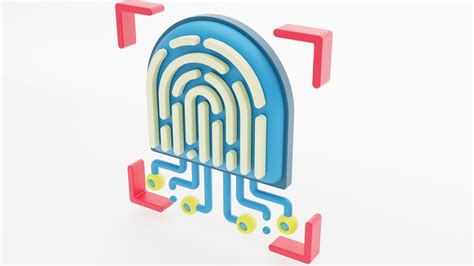 3d Model Fingerprint Icon Represented By Dotted Circular Pattern Turbosquid 2094519