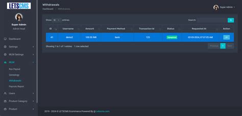Documentation Unilevel Mlm Ecommerce Plan With Laravel Letscms Pvt