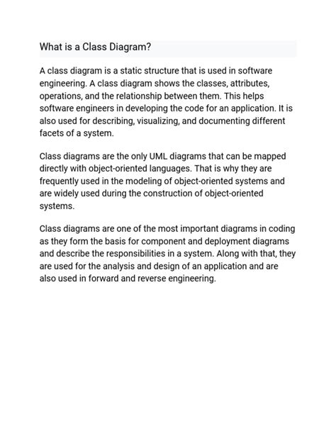 class diagram pdf class computer programming inheritance