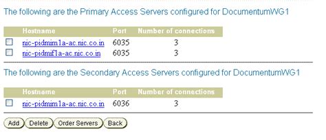 How To Add Primarysecondary Access Servers To Webgate In Oam 10g