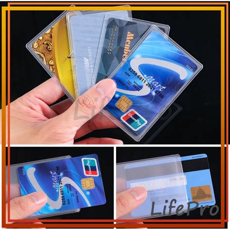Jual Cover Plastik Pelindung Kartu ATM SIM KTP Sampul Cover Shopee Indonesia