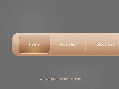 Clean Navigation Bar Free PSD Download FreeImages